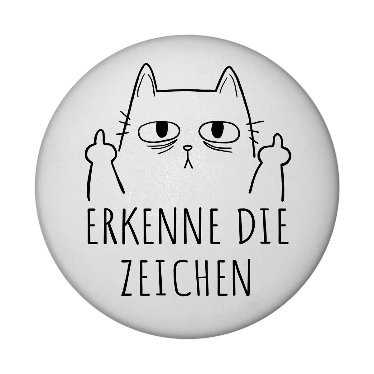 Frecher Katzen-Magnet mit Mittelfinger – Jetzt kaufen! – trendaffe.de