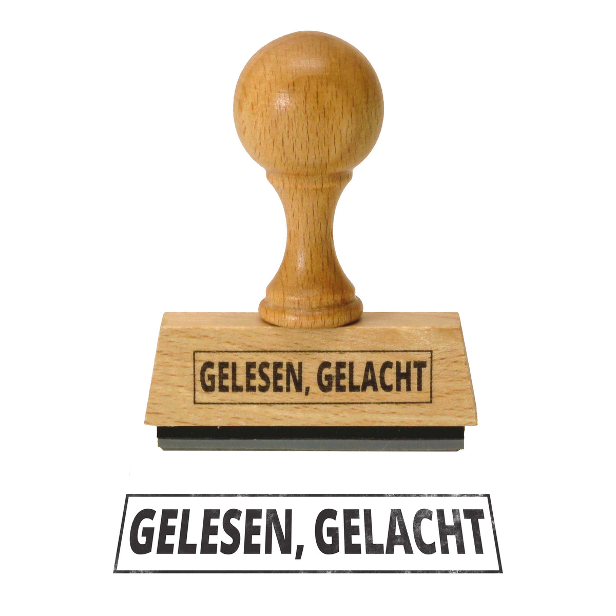 Gelesen, Gelacht Holzstempel: Jetzt kaufen und lachen! - Holzstempel ...