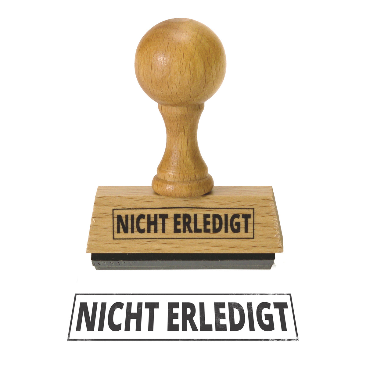 Nicht Erledigt Holzstempel: Ordnung schaffen und Aufgaben erledigen ...