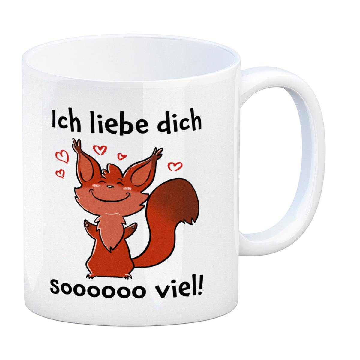 Kaffeebecher mit niedlichem Eichhörnchen - Jetzt kaufen und Liebe ...