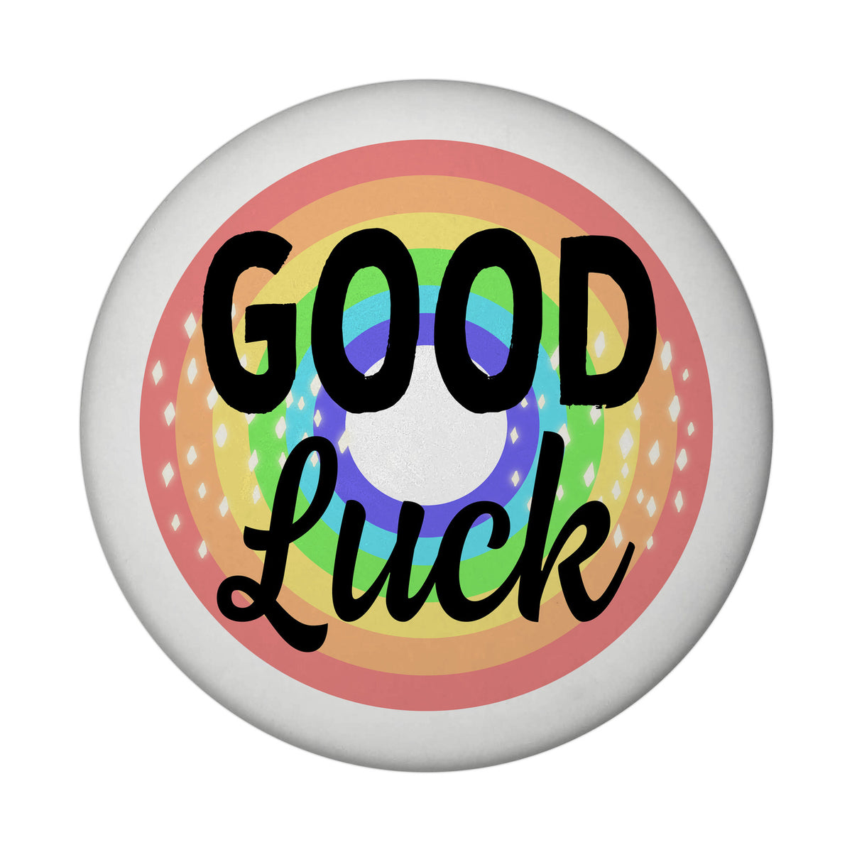 Good Luck Magnet: Schöner Kühlschrankmagnet mit Regenbogenmotiv - Jetzt ...